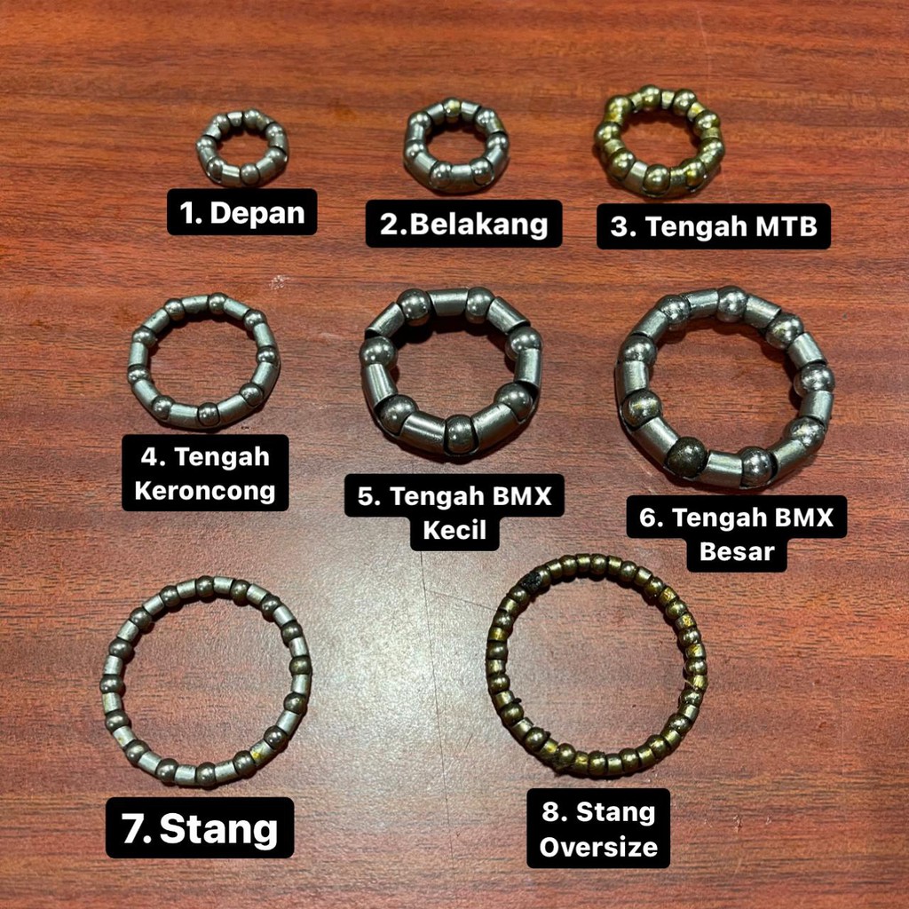 Jual Bearing Sepeda Gotri Sepeda Pelor Sepeda Komplit Bearing | Shopee ...
