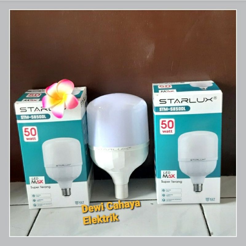 Jual Bohlam Lampu LED Jumbo 50W Super Terang - Lampu LED Jumbo Tabung E27 Starlux Cahaya Putih ...