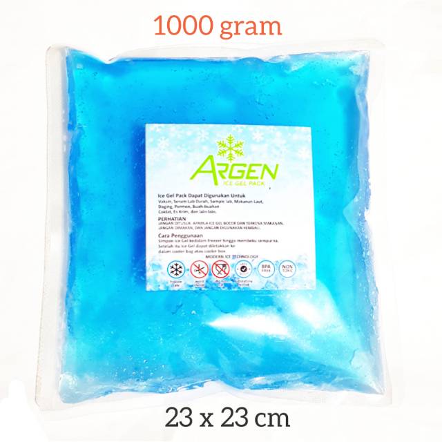 Jual Blue ice Gel Argen berat 1000 gram / 1 kilogram warna Biru Y1 ...