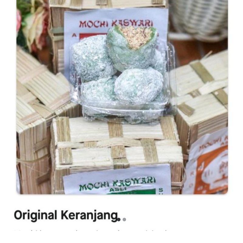 Jual 1ikat mochi isi kacang( 5keranjang) | Shopee Indonesia