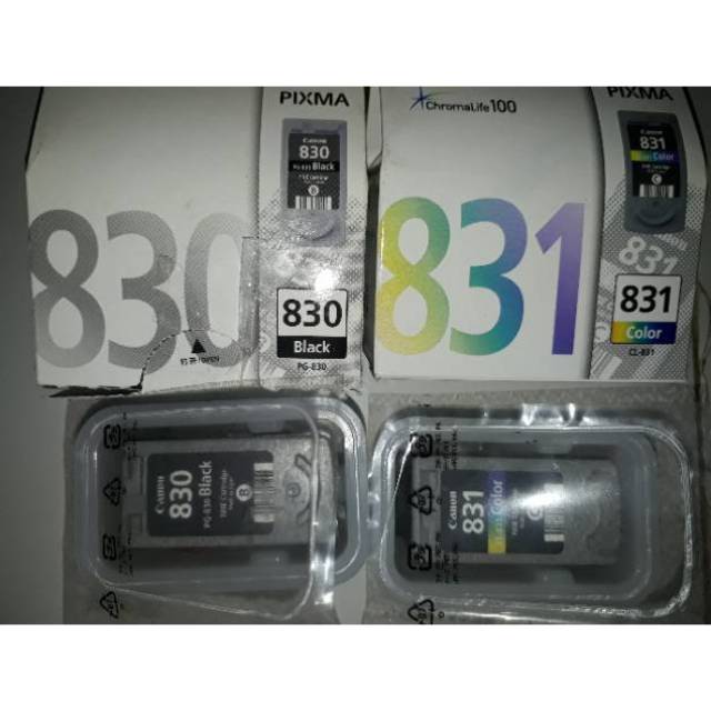 Jual Cartridge canon pg 830 + cl 831 KOSONGAN (Tinta Kosong) | Shopee ...