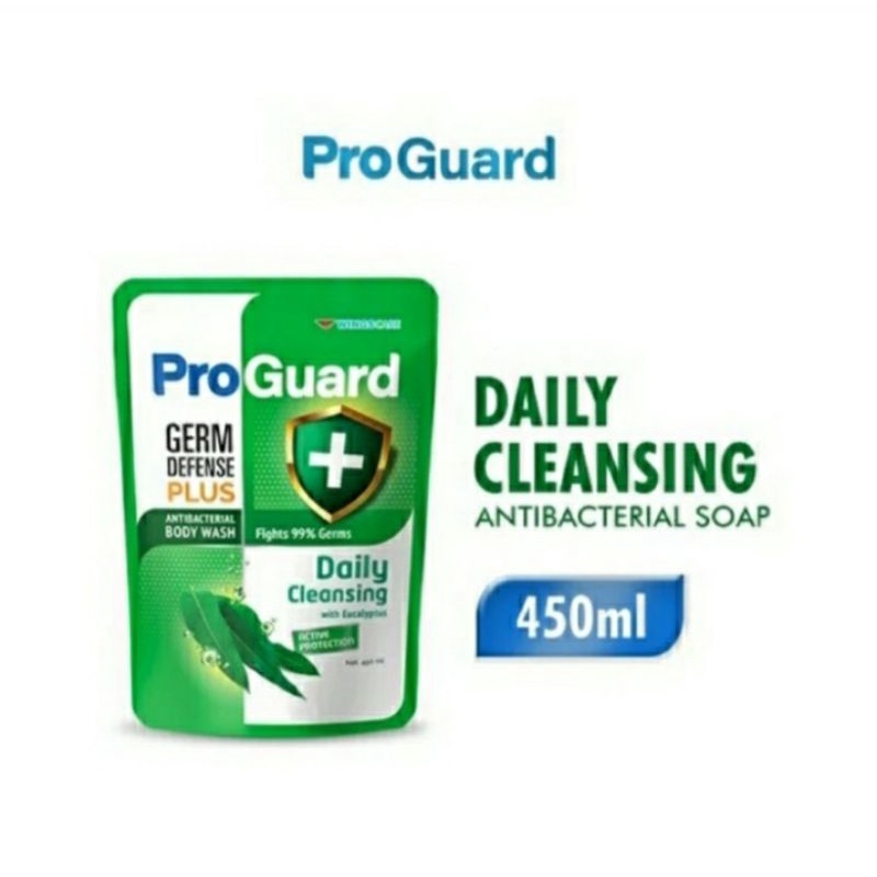 Jual ProGuard Antibacterial Body Wash Daily Cleansing 450 ml | Shopee ...