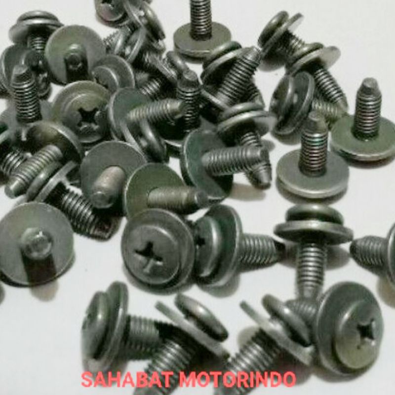 Jual 50pcs baut dek Bodi / baut cover body yamaha | Shopee Indonesia