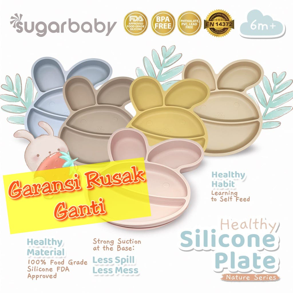 Jual Sugarbaby Healthy Silicone Bowl (Nature Series) Tempat Makan Bayi ...