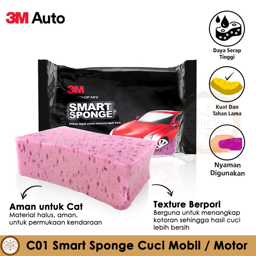 Jual 3M Smart Sponge Cuci Mobil | Shopee Indonesia