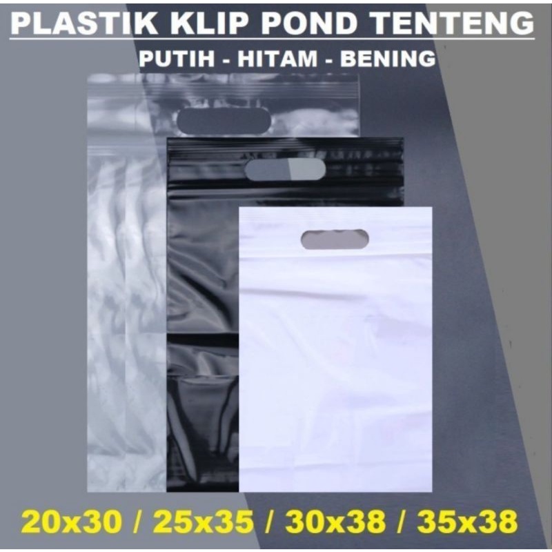 Jual plastik klip pond tenteng bening | Shopee Indonesia