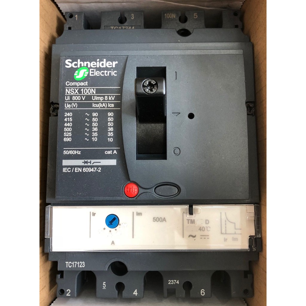Jual SCHNEIDER MCCB 50KA NSX100N 3P 80A TMD LV429841 | Shopee Indonesia