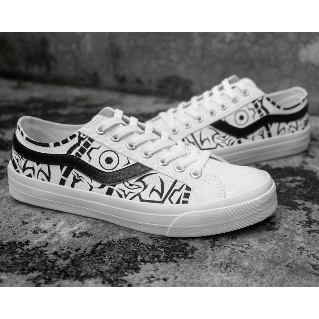 Jual SEPATU VENTELA PUBLIC LOW SUKUNA PATTERN CUSTOM (UNOFFICIAL ...