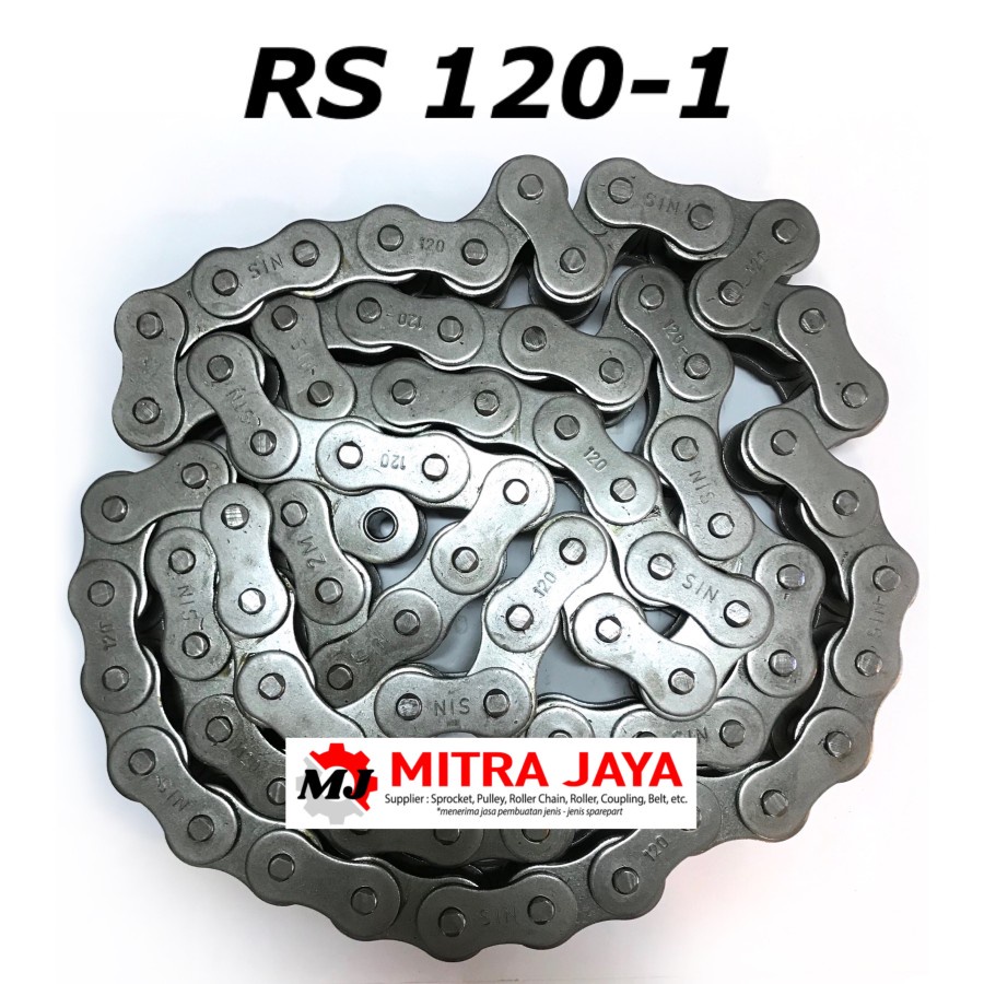 Jual RANTAI SPROCKET SINGLE RS 120 - 1 ROLLER CHAIN RANTE | Shopee ...
