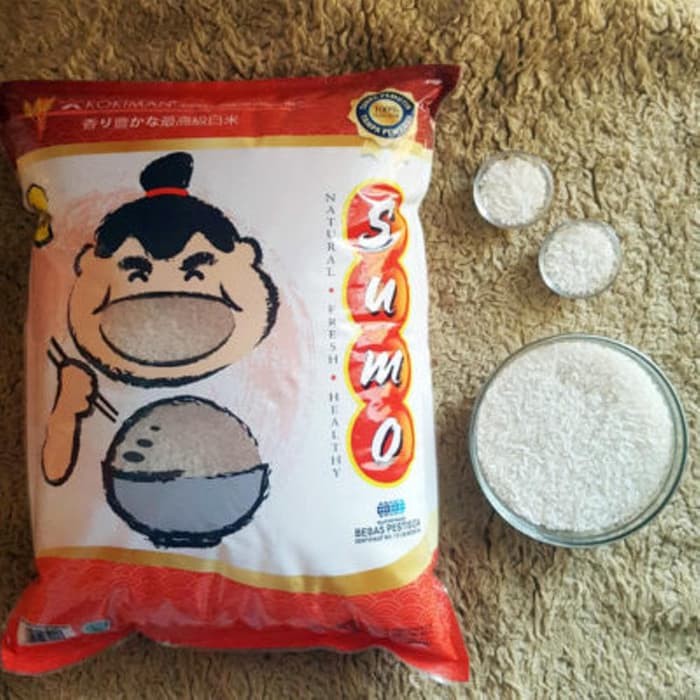 Jual Beras Sumo Super Premium 20 kg Kemasan Merah | Shopee Indonesia