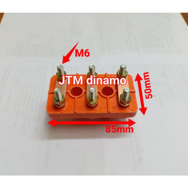 Jual Y160-180 M6-Terminal jumper-Terminal electro motor-Terminal dinamo ...