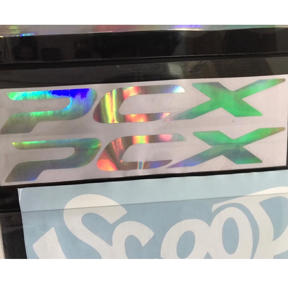 Jual Stiker Tulisan Logo PCX Hologram | Shopee Indonesia