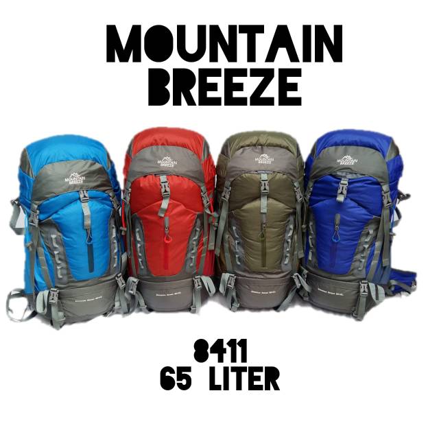 Jual Tas Gunung Carrier Tas Keril Mountain Breeze 65 Liter 65L | Shopee ...