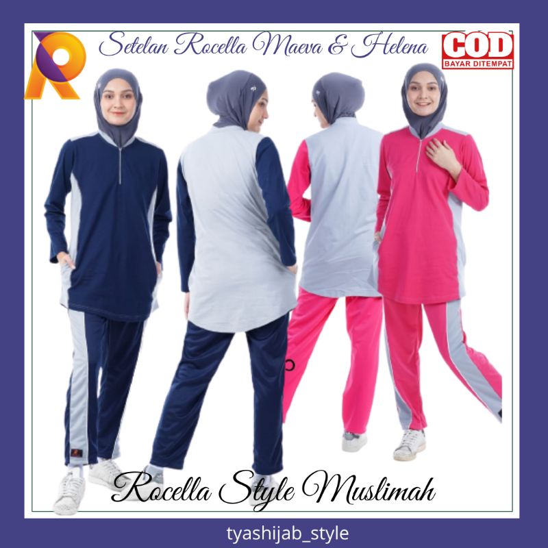 Jual Setelan Olahraga Wanita ROCELLA KAOS MAEVA & CELANA HELENA | Shopee Indonesia