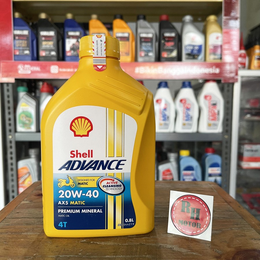 Jual Oli Motor Shell Advance AX5 Scooter Matic (20W-40) (0.8L) | Shopee ...