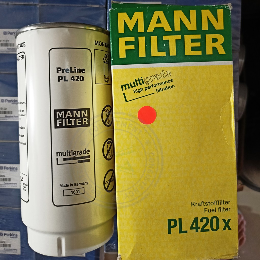 Jual PL 420 x - Fuel Filter solar - MANN - Original / Genuine | Shopee ...