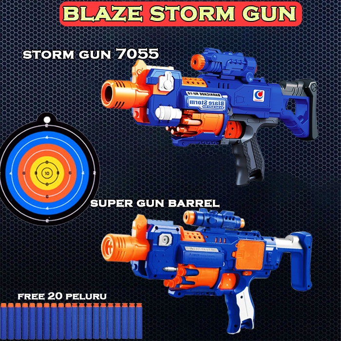 Jual Kado Hadiah Anak Laki Laki Tembakan Mainan Replika Not Nerf Gun ...