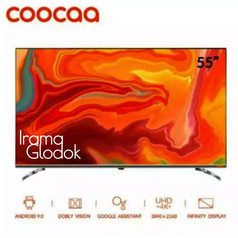 Jual COOCAA 55 inch GOOGLE TV-4K UHD-Dolby Audio (COOCAA 55Y65 ...