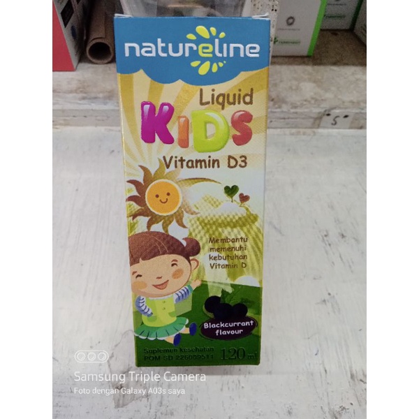Jual natureline liquid kids vitamin d3 120ml | Shopee Indonesia
