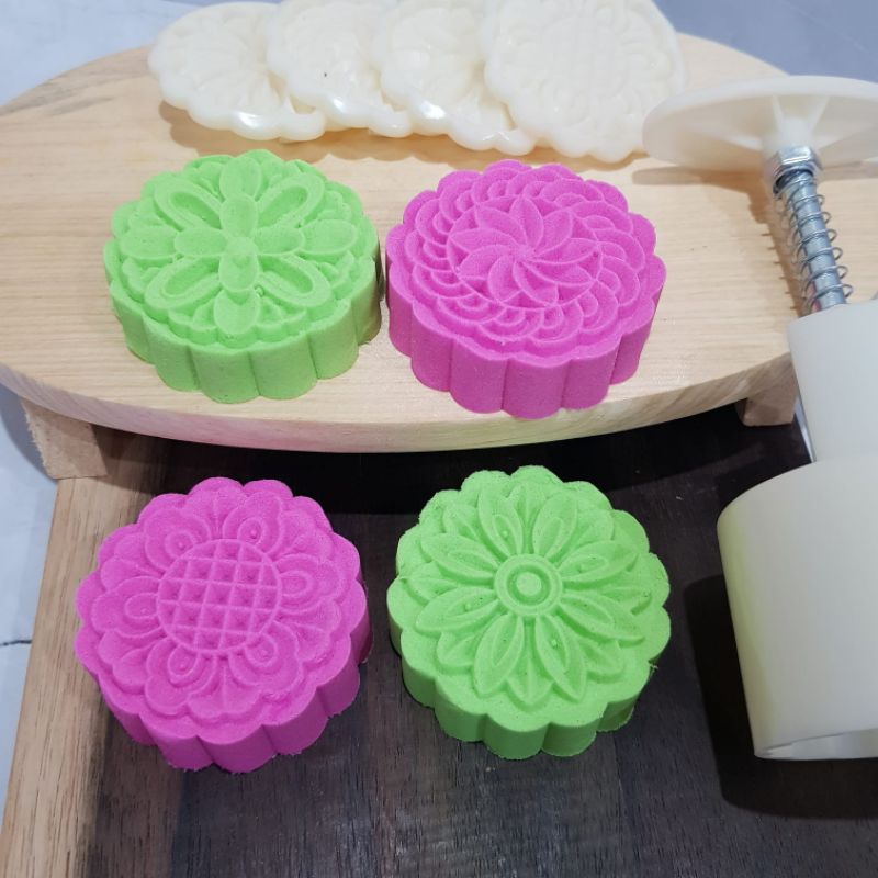 Jual mooncake press cetakan mooncake press 75 gram | Shopee Indonesia