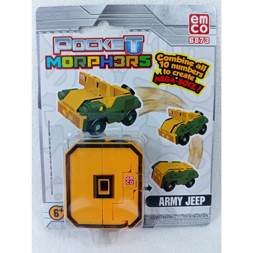Jual EMCO Pocket Morphers Pocket Morpher Robot Angka Mainan Edukasi ...