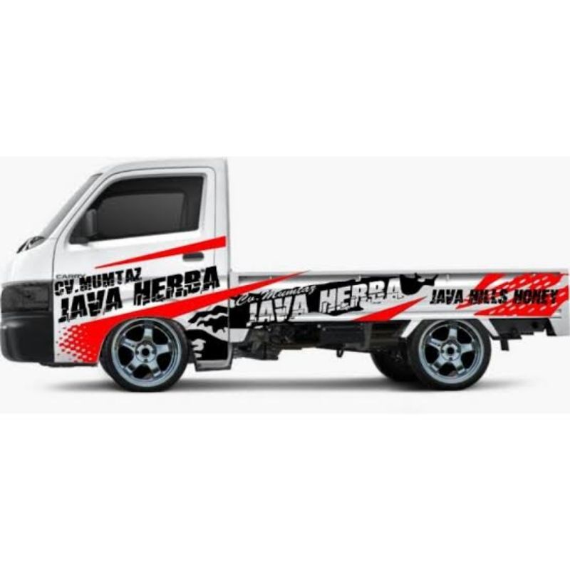 Jual sticker mobil pick up new carry harga sudah termasuk kanan dan ...