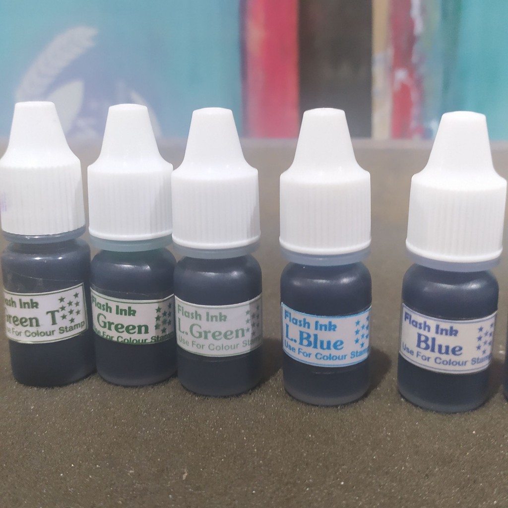 Jual TINTA FLASH / FLASH INK KECIL ( BERAGAM WARNA ) | Shopee Indonesia
