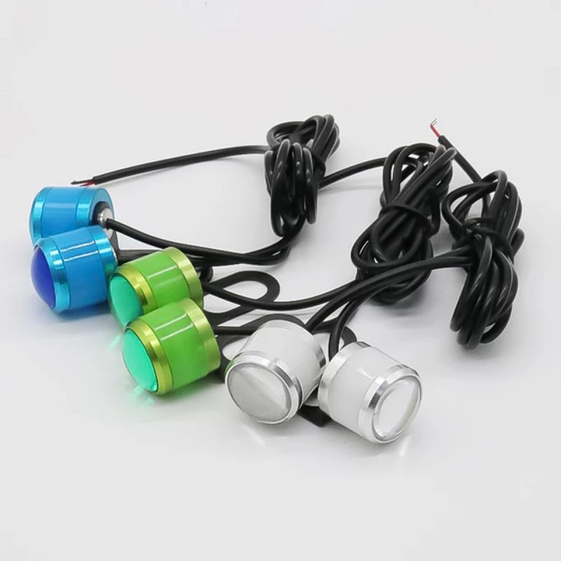 Jual Lampu Mata elang panoramic kedip flash 3 mode variasi motor eagle eye | Shopee Indonesia