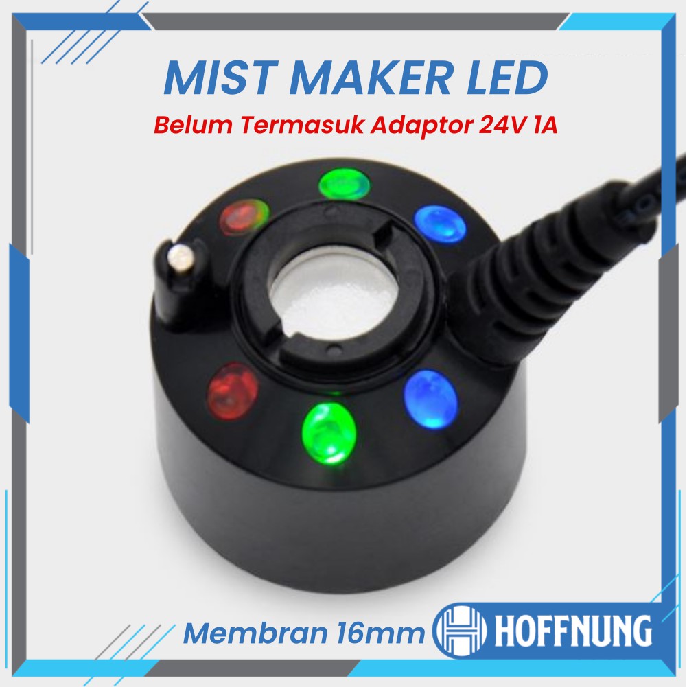 Jual Mist Maker Mesin Kabut Lampu LED Membran 16mm Ultrasonic Bahan ...