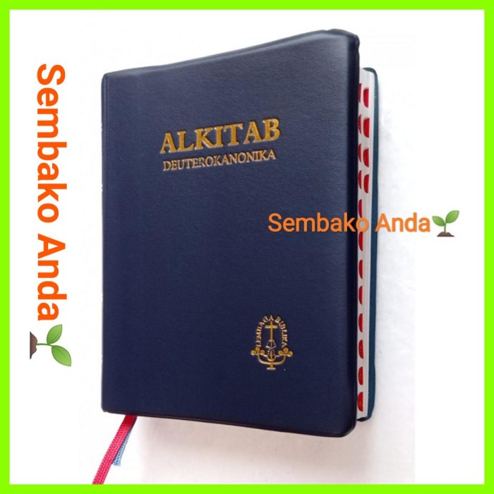 Jual Alkitab Deuterokanonika Katolik. Alkitab Anak/ Ukuran Kecil ...