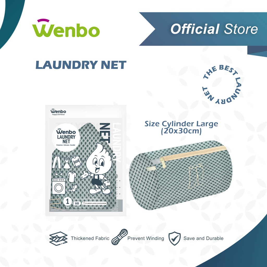 Jual Wenbo Laundry Net / Jaring Pakaian Mesin Cuci (Cylinder Large ...