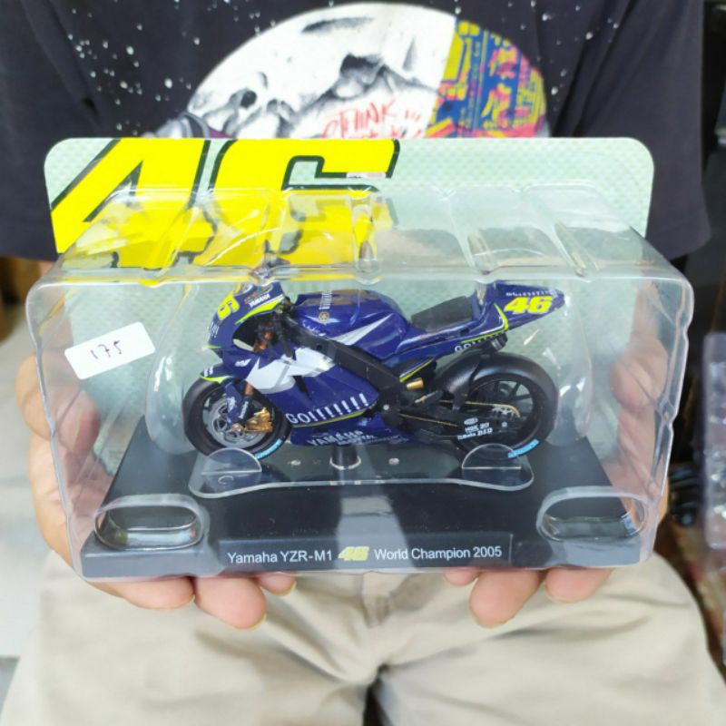 Jual Diecast Miniatur Motor Motogp Rossi Yamaha Yzf R1 World Champion ...