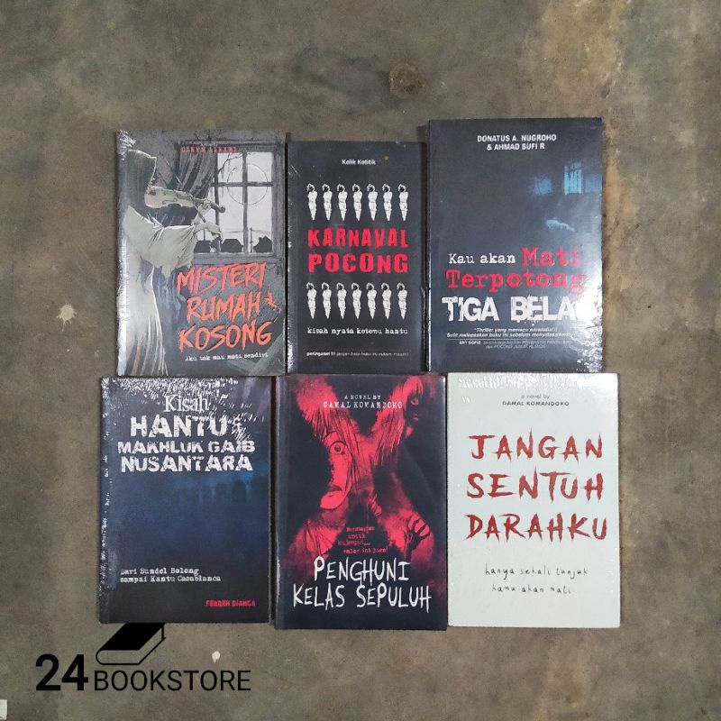 Jual Paket 6 Buku Novel Misteri, Penampakan Hantu, Kisah Nyata, Buku ...