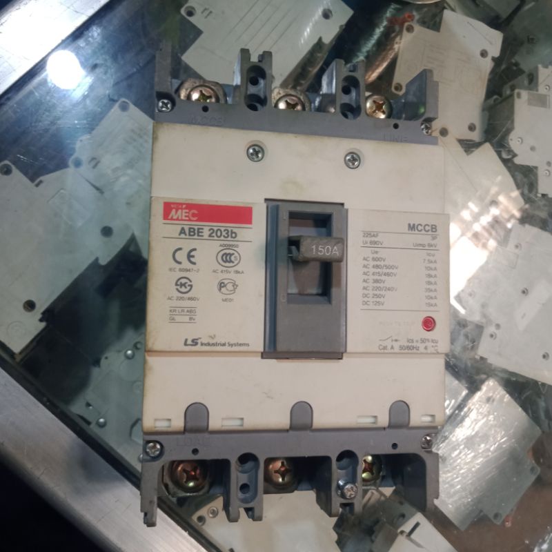 Jual mccb breaker nfb ls mec ABE 203b 150A | Shopee Indonesia