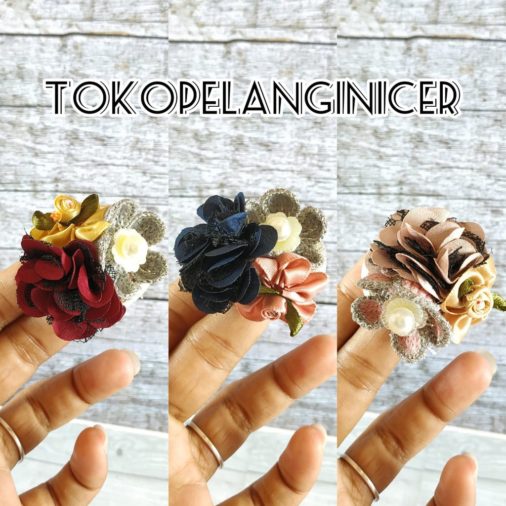 Jual Bros Kebaya Mini Fashion bros Hijab Lucu Model Bunga Lingkar Frill ...