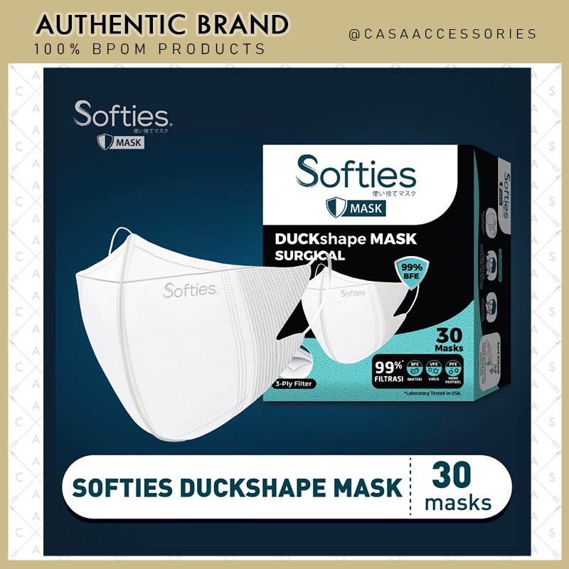 Jual Softies Duckshape Mask Surgical / Masker Duckbill | Shopee Indonesia