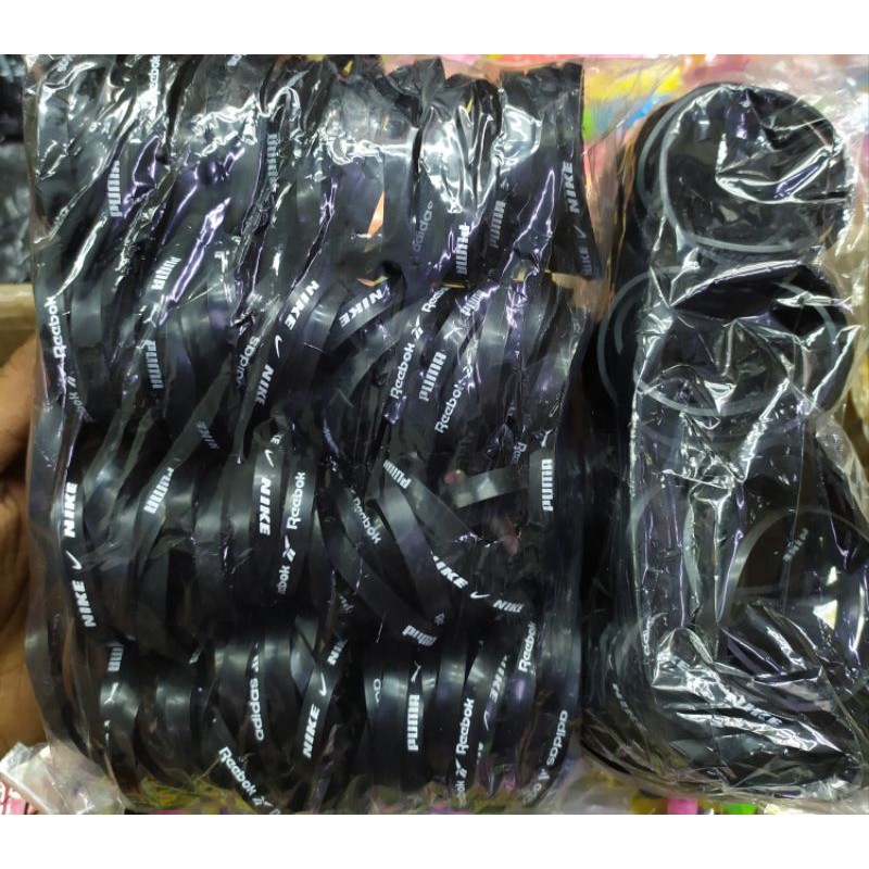 Jual [144pcs] Gelang karet logo / Gelang adidas sablon | Shopee Indonesia