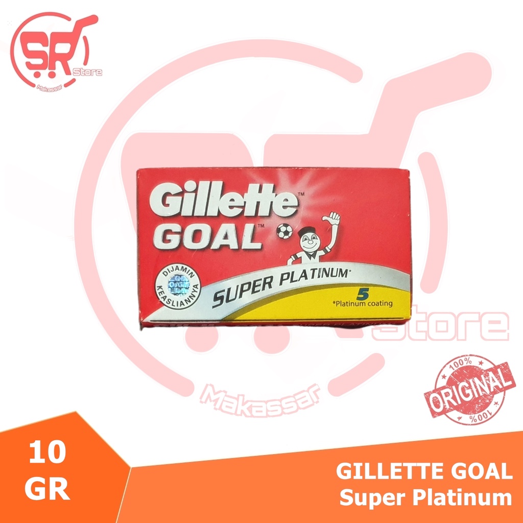 Jual Gillette Goal - SUPERMAX Platinum / Silet Goal isi 5 pcs dan Merk ...
