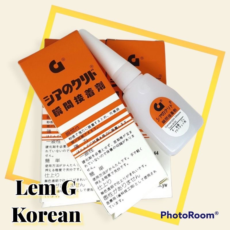 Jual LEM G KOREA KUALITAS SUPER LENGKET | Shopee Indonesia