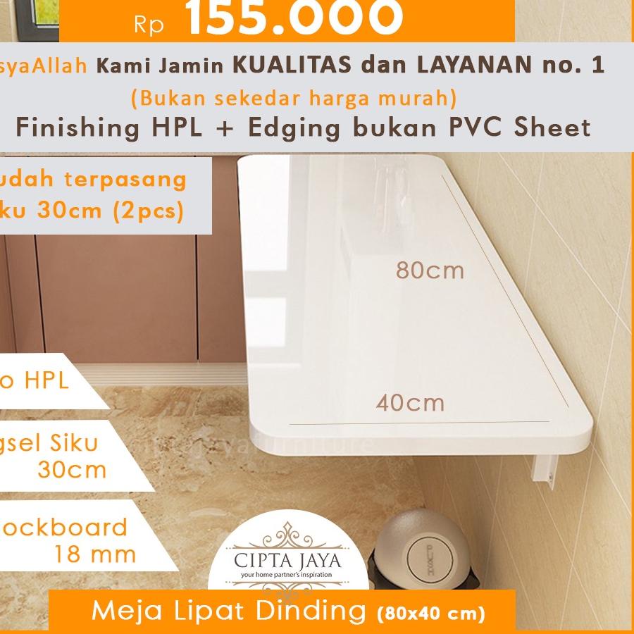 Jual Berkualitas! Cipta Jaya - Meja Lipat Dinding Meja LapMeja Gantung ...