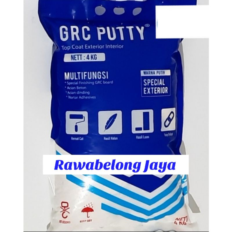 Jual GRC PUTTY TOP COAT 4 KG / COMPOUND DEMPUL | Shopee Indonesia