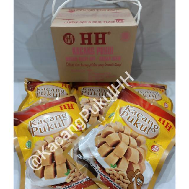 Jual Kacang Pukul HH 1 Paket Isi 5 Bungkus Ukuran Kacang Nya Besar Oleh ...