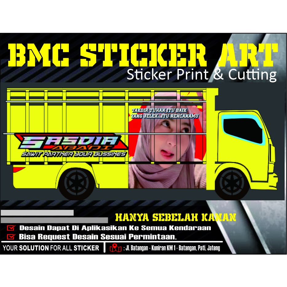 Jual sticker bak cutting dan printing cewek hijab | Shopee Indonesia