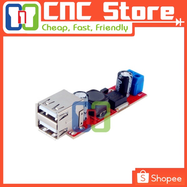 Jual [PSU-0014] USB Step Down DC 3A 2 Dual Port Power Supply Charger ...