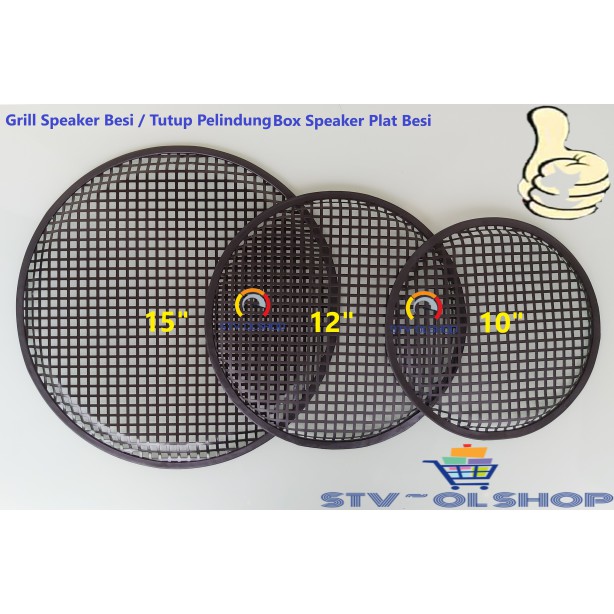 Jual Grill Speaker 10" Besi / Ram Speaker Besi 10 Inch | Shopee Indonesia