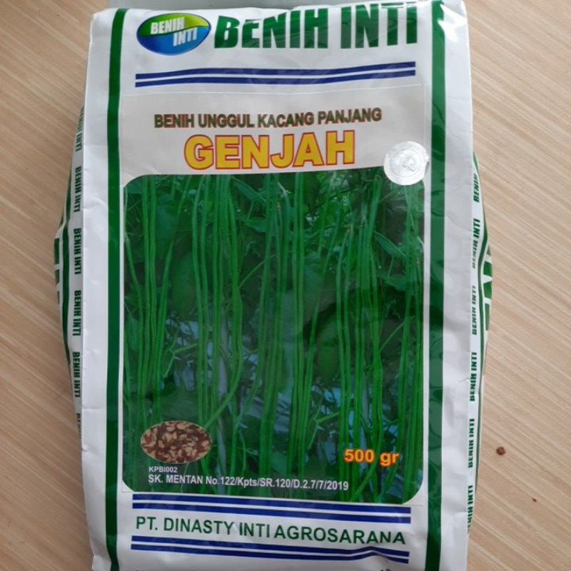 Jual Benih Kacang Panjang GENJAH 500gr - Benih Inti | Shopee Indonesia