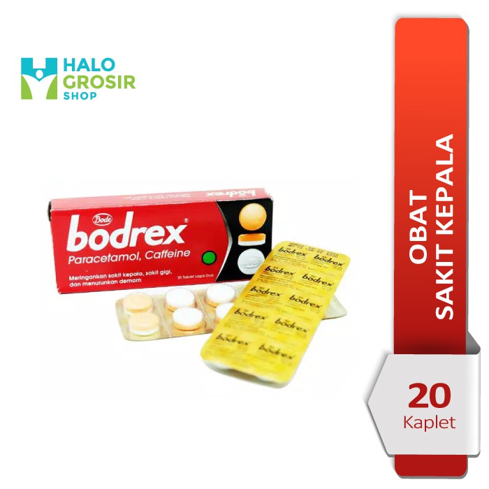 Jual Bodrex Tablet - Box 2 Blister @ 10 Tablet (20 Tablet) Obat Sakit ...