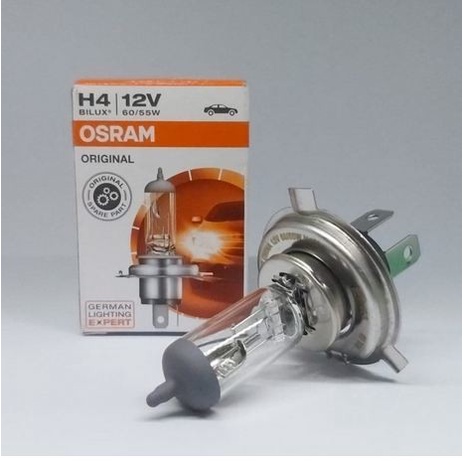 Jual Lampu Bohlam OSRAM H4 60/55 watt 60 55 12V mobil motor depan headlamp halogen | Shopee ...