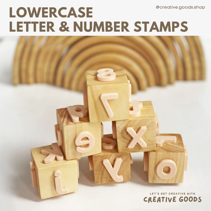 Jual CG playdough Stamps Letter & Number / stamp pladough huruf dan ...