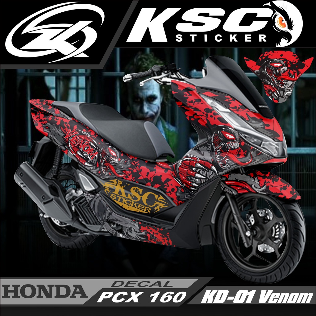 Jual Decal Sticker Honda PCX 160 2021 Fullbody + Visor PCX 160 - Dekal ...